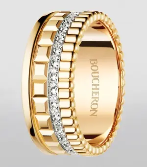 Boucheron Small And Diamond Quatre Radiant Ring