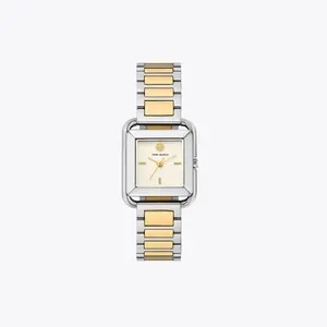 Tory Burch Kira Watch - Ivory/two-tone