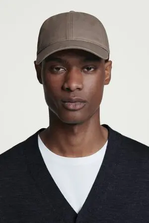 Cos Washed Cotton-twill Baseball Cap - Beige