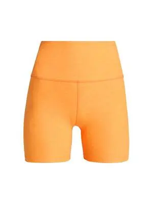 Beyond Yoga Women's Keep Pace Bike Shorts - Mango Pop Heather  - Mango Pop Heather