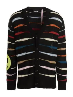 BARROW Logo Stripe Cardigan