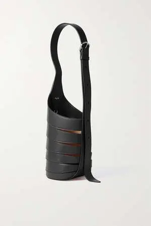 Alaïa Babel Small Cutout Leather Shoulder Bag