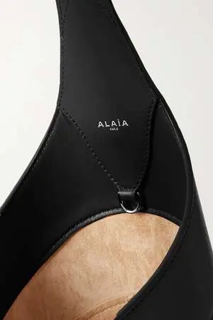 Alaïa Babel Small Cutout Leather Shoulder Bag