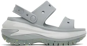 CROCS Crocs Gray Mega Crush Sandals 007 Light Grey