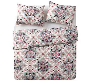 VCNY HOME Wyndham Medallion Quilt Set, Full/ Qu En - One-color
