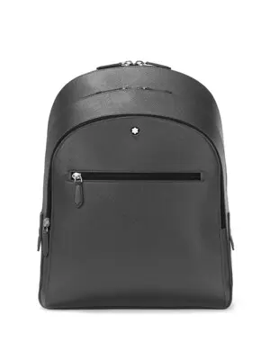 Montblanc Men's Sartorial Leather Backpack - Grey - Grey