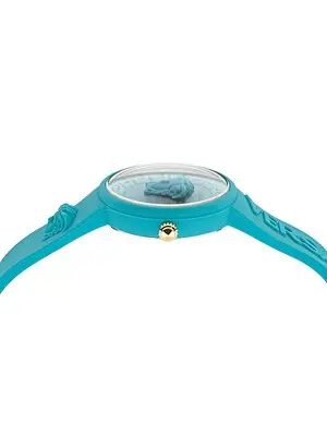Versace Medusa Pop Silicone Strap Watch