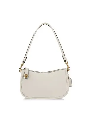 COACH COACH Leather Shoulder Bag - Chalk