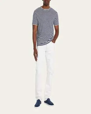 CHRISTIAN LOUBOUTIN Varsiboat Red Sole Leather Boat Shoes - Marine