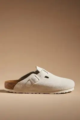 BIRKENSTOCK Boston Clogs White
