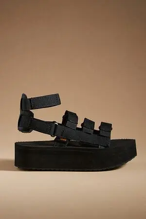 Teva Mevia Flatform Sandals - Black