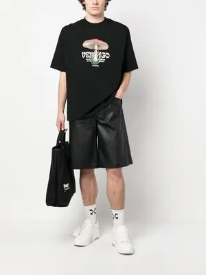 COUNTY OF MILAN Vertigo' Mushroom-print T-shirt