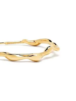 MARIA BLACK Plated Nuri 35 Hoop Earring