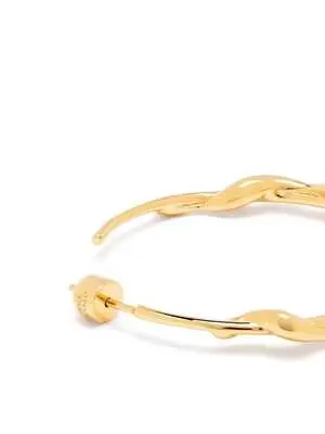 MARIA BLACK Plated Nuri 35 Hoop Earring