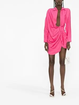 Jacquemus La Robe Bahia Shirt Dress - Pink