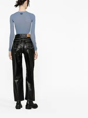Eytys High-waist Faux-leather Trousers