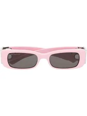 Balenciaga Crystal-embellished Sunglasses - Pink