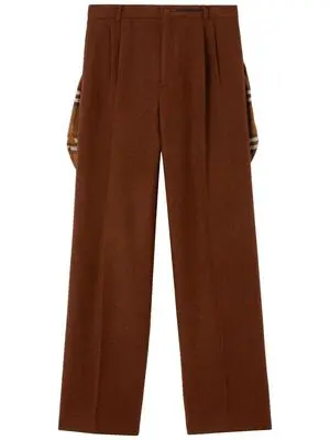 Burberry Pleated Wide-leg Trousers