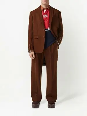 Burberry Pleated Wide-leg Trousers
