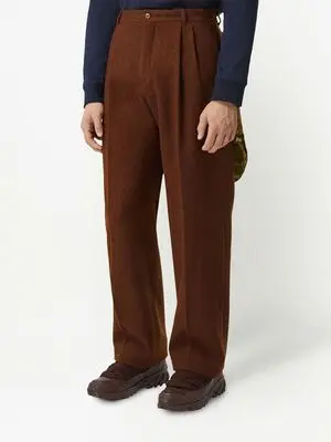 Burberry Pleated Wide-leg Trousers