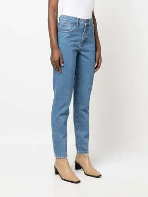 TWINSET Logo-embroidered Tapered Jeans