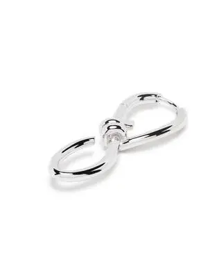 MARIA BLACK Pirro Twisted Hoop Earring - Silver
