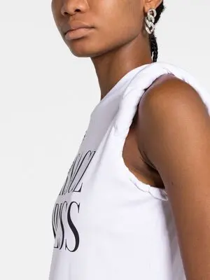 Versace Logo-print Cotton T-shirt - White