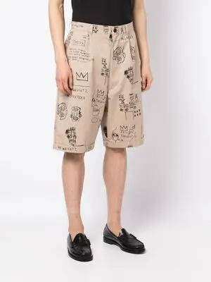Junya Watanabe Basquiat-style Chino Shorts