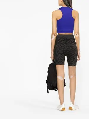 GANNI Leopard-print Bike Shorts
