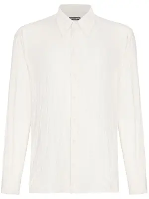 Dolce & Gabbana Button-up Satin Shirt