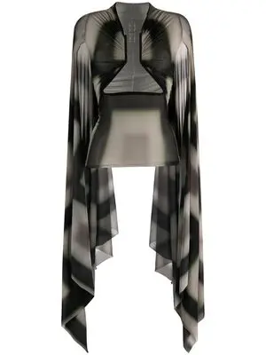 Rick Owens Semi-sheer Draped Top