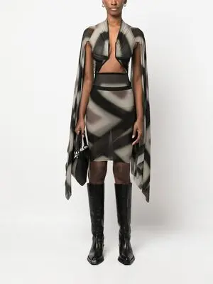 Rick Owens Semi-sheer Draped Top