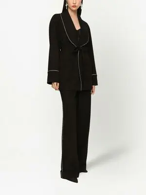 Dolce & Gabbana Kim Belted Pajama Shirt