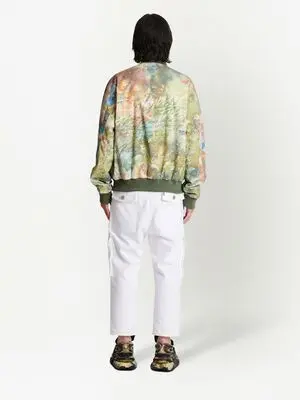 Balmain Painting-print Reversible Bomber Jacket