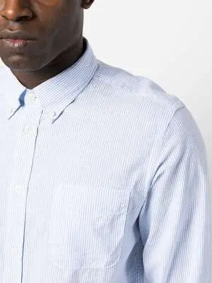Woolrich Striped Long-sleeve Shirt - Blue