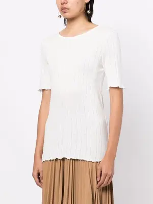 SKALL STUDIO Edie Pointelle Tee - White