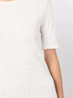 SKALL STUDIO Edie Pointelle Tee - White