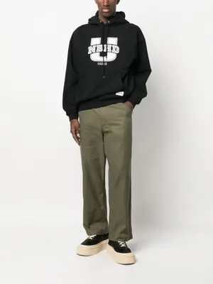 NEIGHBORHOOD Logo-print Cotton Hoodie