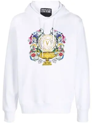Versace Jeans Couture Relaxed Sweatshirts Hoodies For Men