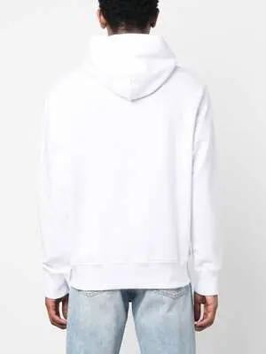 Versace Logo-print Hoodie - White