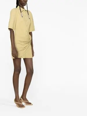 Jacquemus La Robe Camisa Shirt Dress - Neutrals