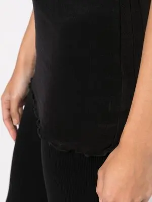 SKALL STUDIO Edie Pointelle Tee - Black