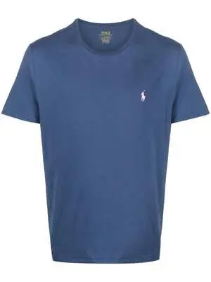 Polo Ralph Lauren Embroidered-logo T-shirt - Blue