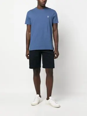 Polo Ralph Lauren Embroidered-logo T-shirt - Blue