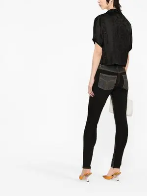 Versace Barocco Jacquard Pajama Top