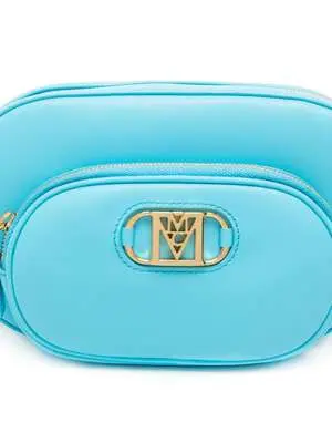 Mcm Mini Mode Travia Crossbody Bag - Blue