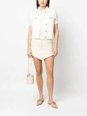BARRIE Knitted Sleeveless Jacket - Neutrals