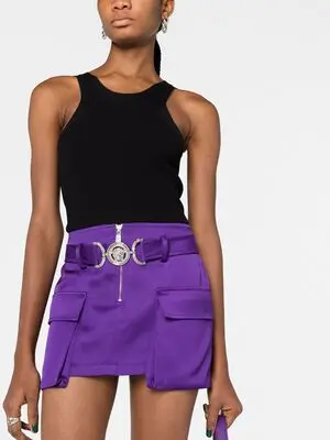 Versace Medusa Head-motif Miniskirt