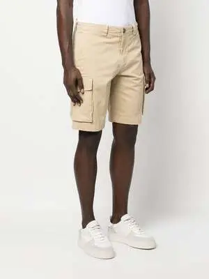 Woolrich Straight-leg Cotton Shorts - Neutrals