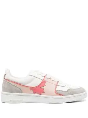 Dsquared2 Colour-block Maple-patch Low-top Sneakers